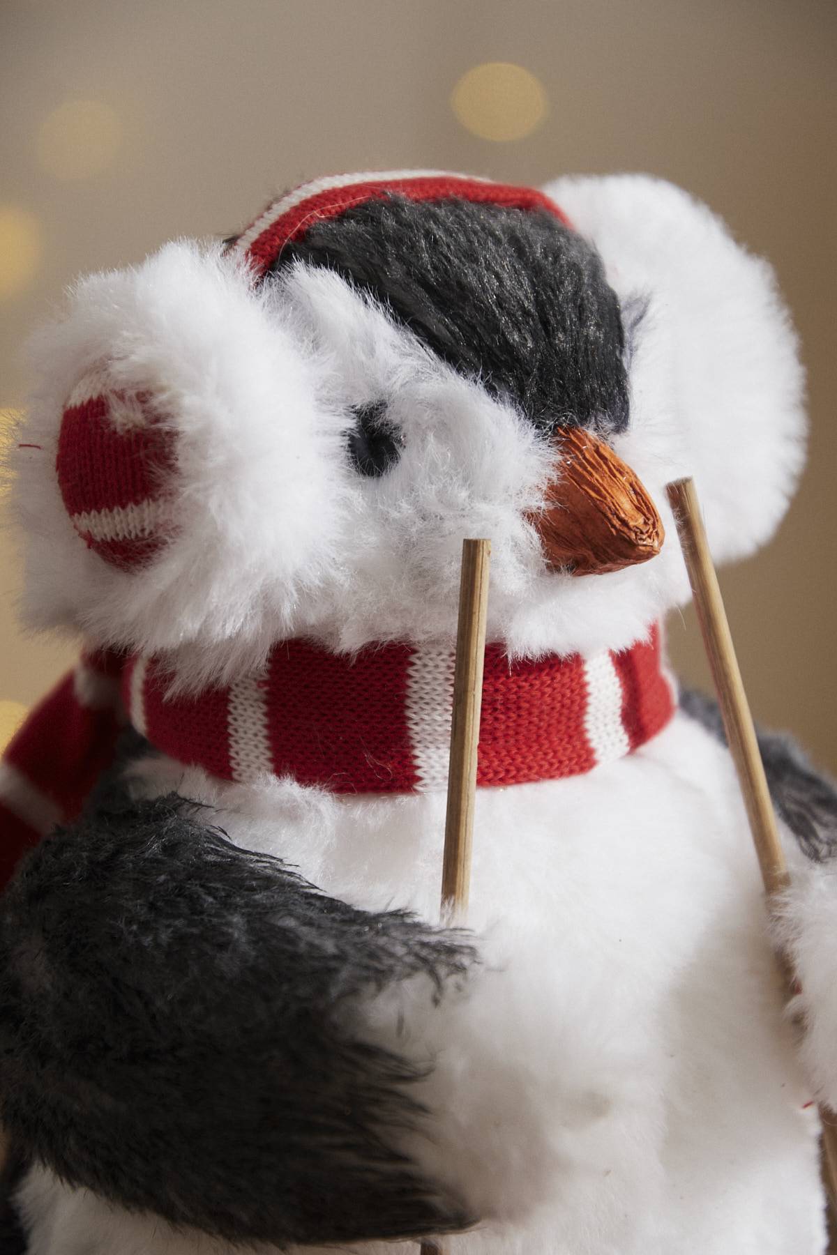 Pingüino Esquiando con Gorro Deconova Christmas | De Prati Tienda Online