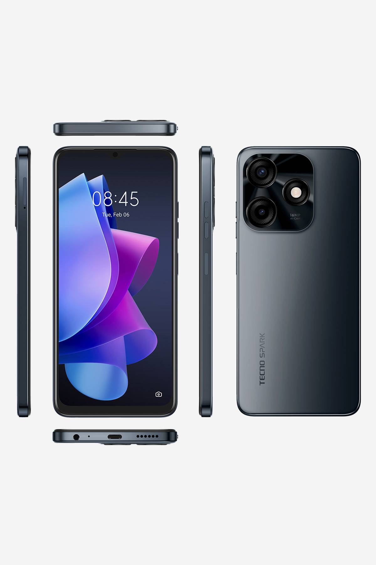 Tecno Spark 10C Negro de 128 GB | Deprati Tienda Online