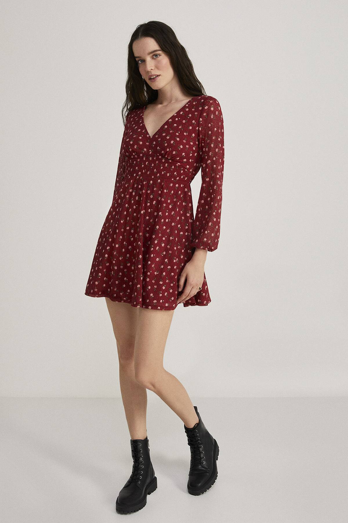 Vestido Corto con Prints Springfield | Deprati Tienda Online