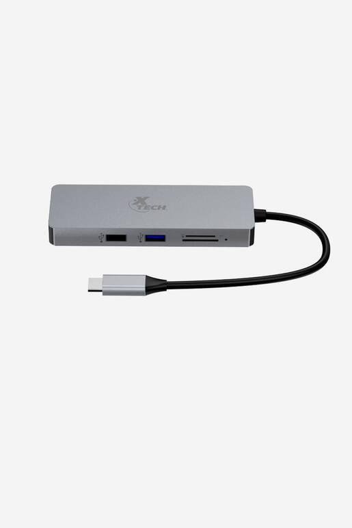 Adaptador Multipuerto USB-C 5 en 1 Xtech XTC-564 | Deprati Tienda Online
