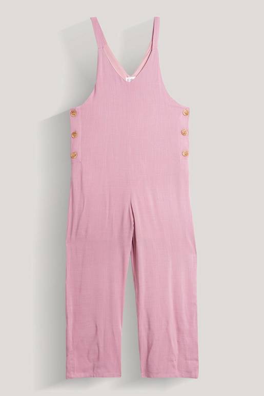 Overol Largo Amplio Unicolor Kiddo | De Prati Tienda Online