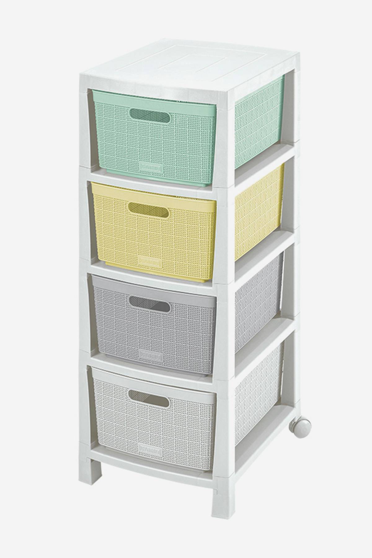 Cajonera 4 Pisos Fique Rimax | Deprati Tienda Online