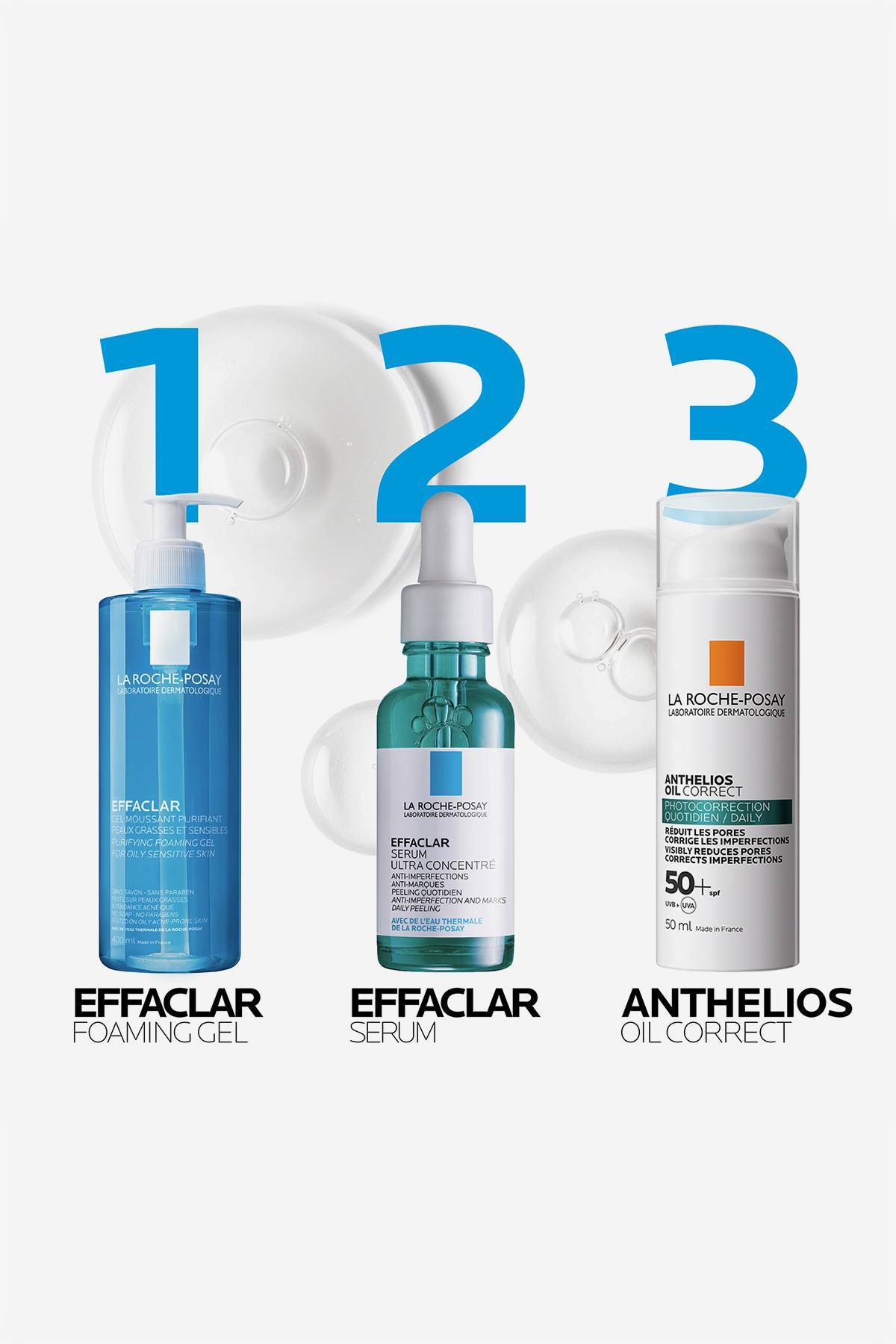 Protector Solar Anthelios Oil Correct La Roche-Posay 50 ml | Deprati ...