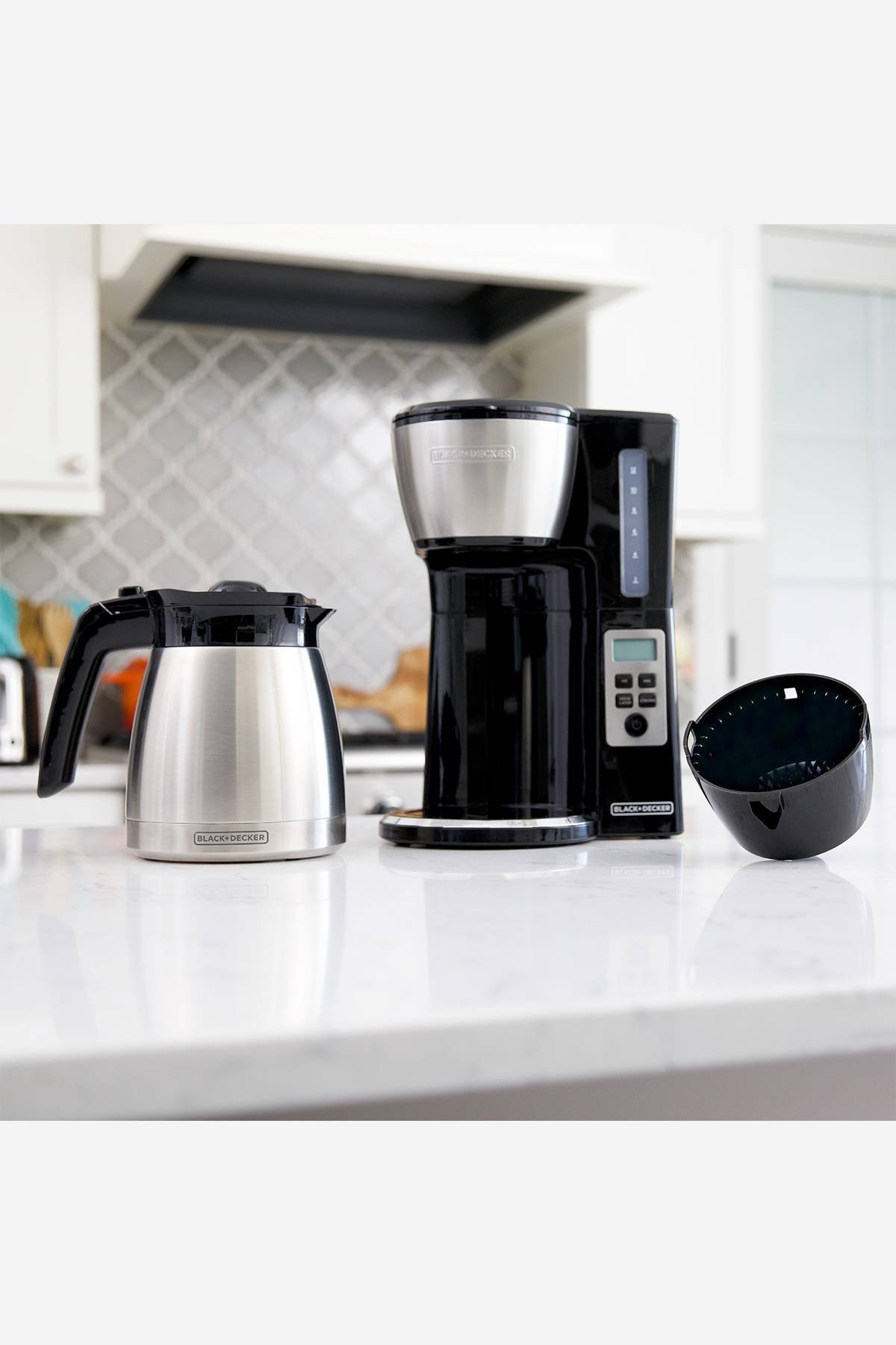 Cafetera Programable Térmica Digital Black+Decker 12 Tazas | Deprati ...