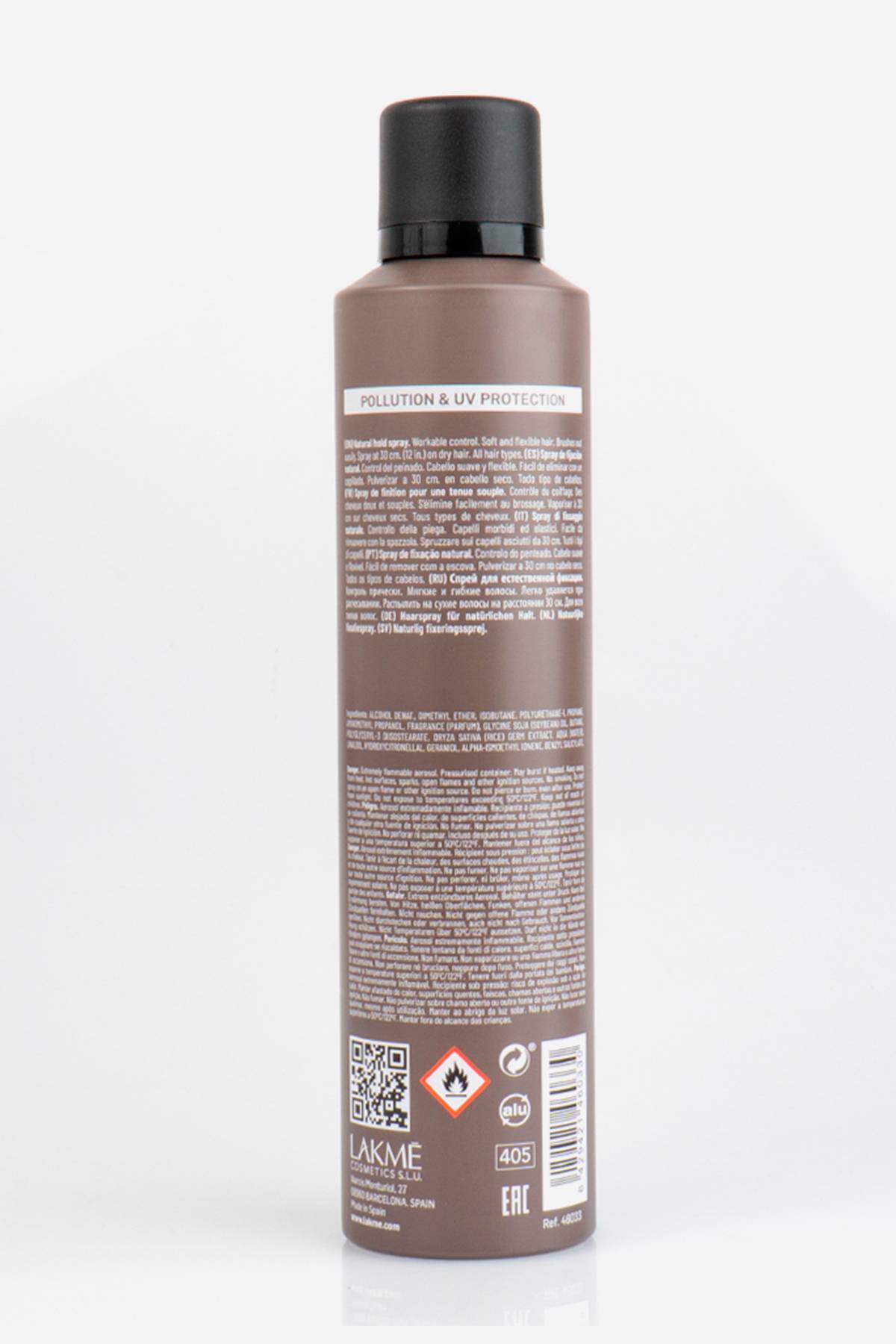 Spray Fijador K. Finish Pliable Flexible Lakmé Professional 300 ml ...