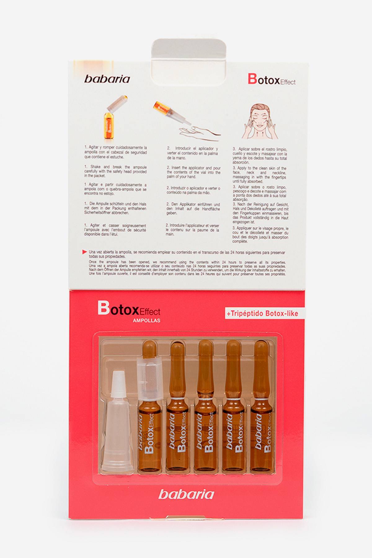Ampollas Antiedad Botox Effect Babaria x5 | Deprati Tienda Online