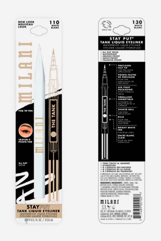 Delineador Líquido Stay Put Tank Milani White | Deprati Tienda Online