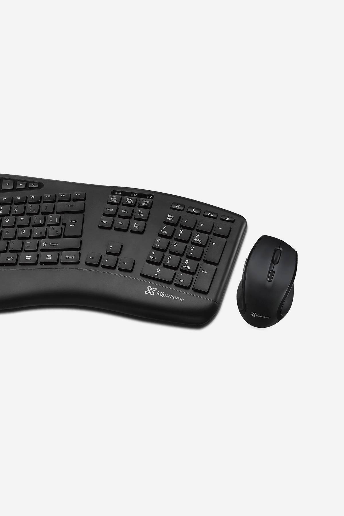 Teclado y mouse inalámbricos Klip Xtreme | Deprati Tienda Online
