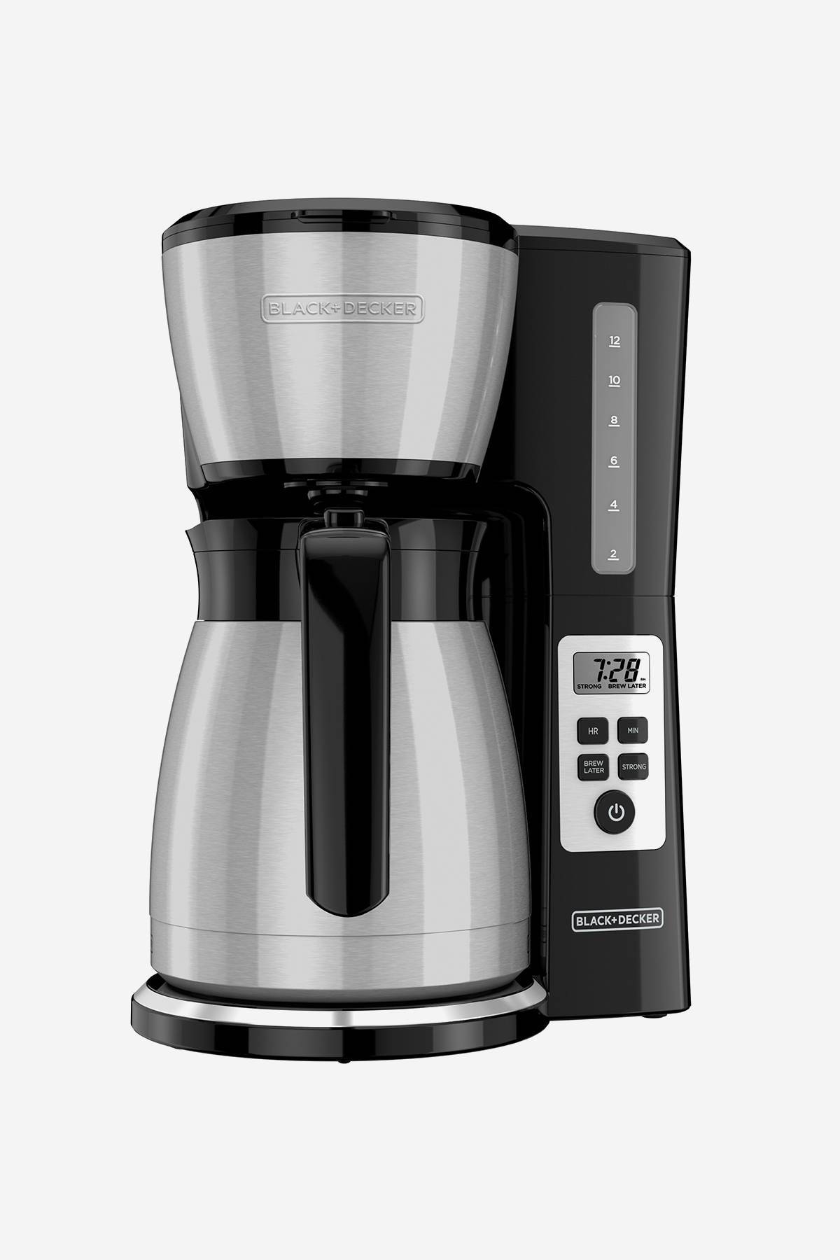 Cafetera Programable Térmica Digital Black+Decker 12 Tazas | Deprati ...