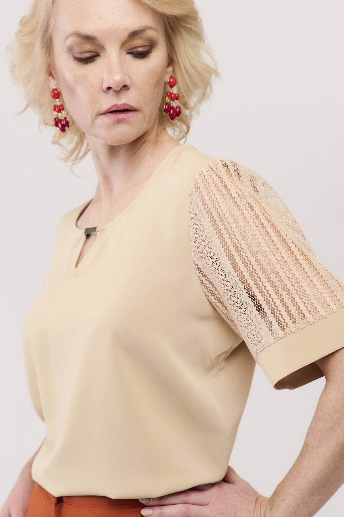 Blusa con Randa Amanda | De Prati Tienda Online