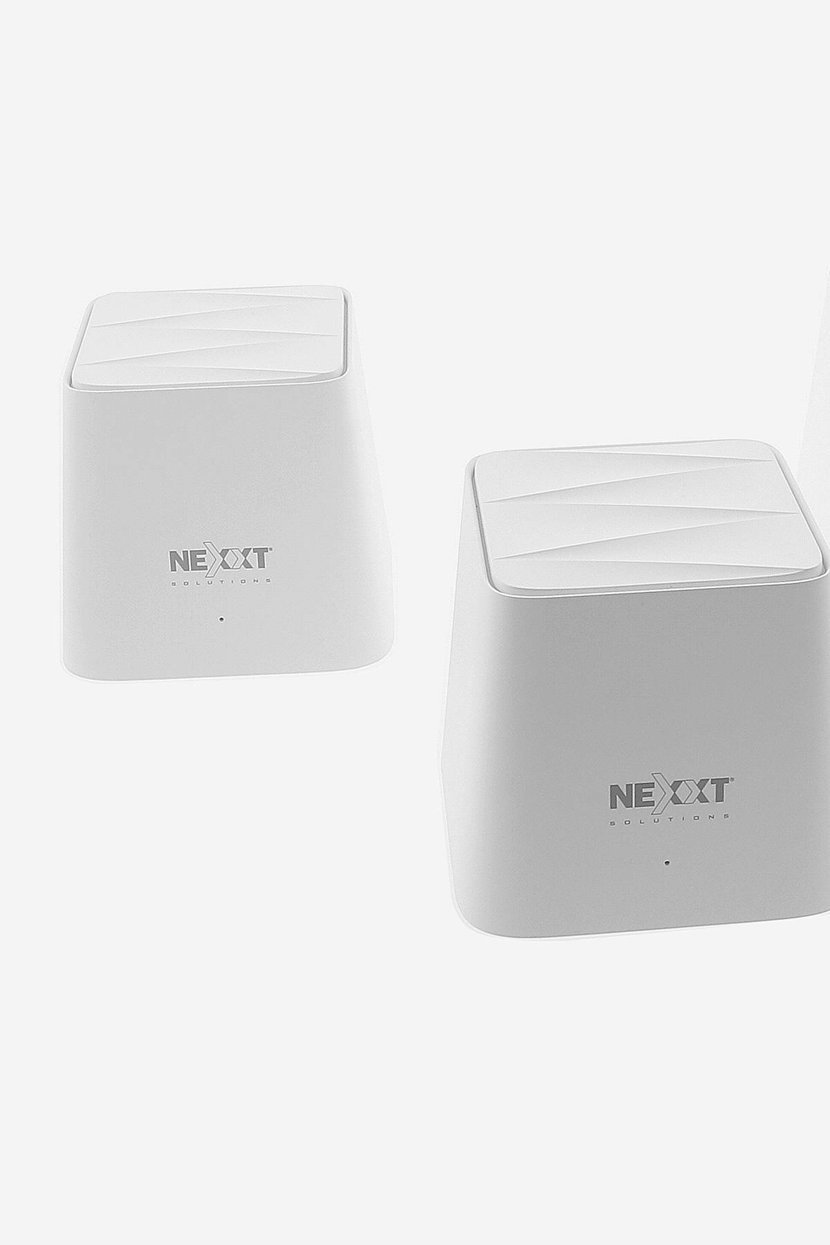 Set de Router Inalámbrico 1200Mbps Nexxt Blanco X3 | Deprati Tienda Online