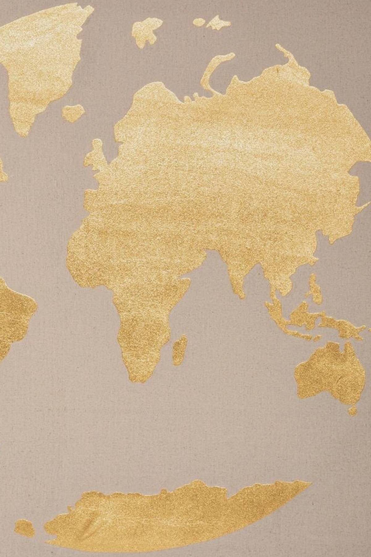 Cuadro Mundo Dorado La Bougie | Deprati Tienda Online
