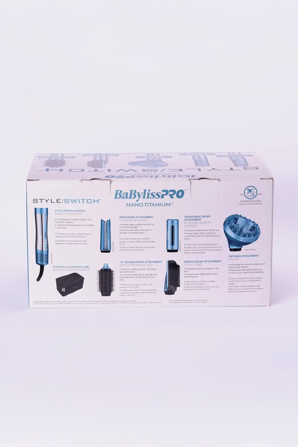 Multiestilizador de Cabello 5 en 1 Babyliss Style/Switch Nano Titanium ...