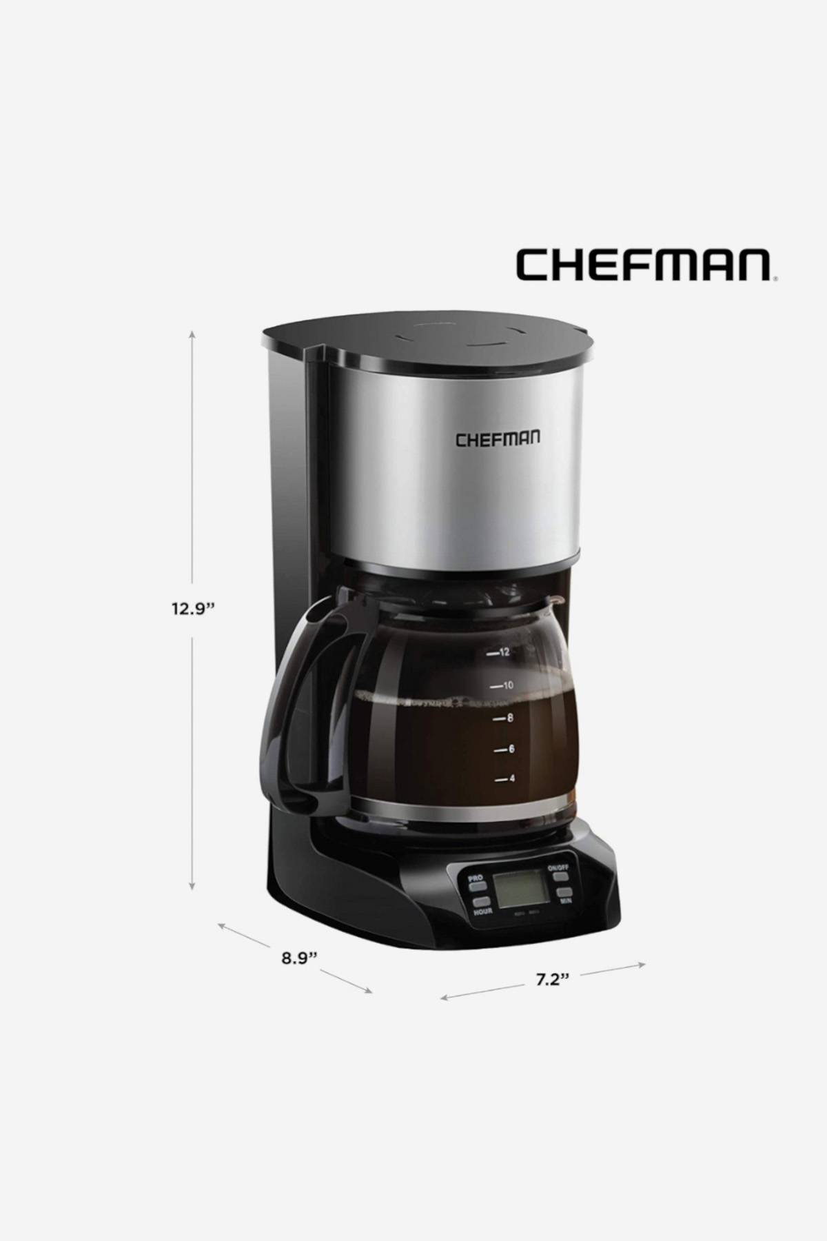 Cafetera Programable Chefman | Deprati Tienda Online