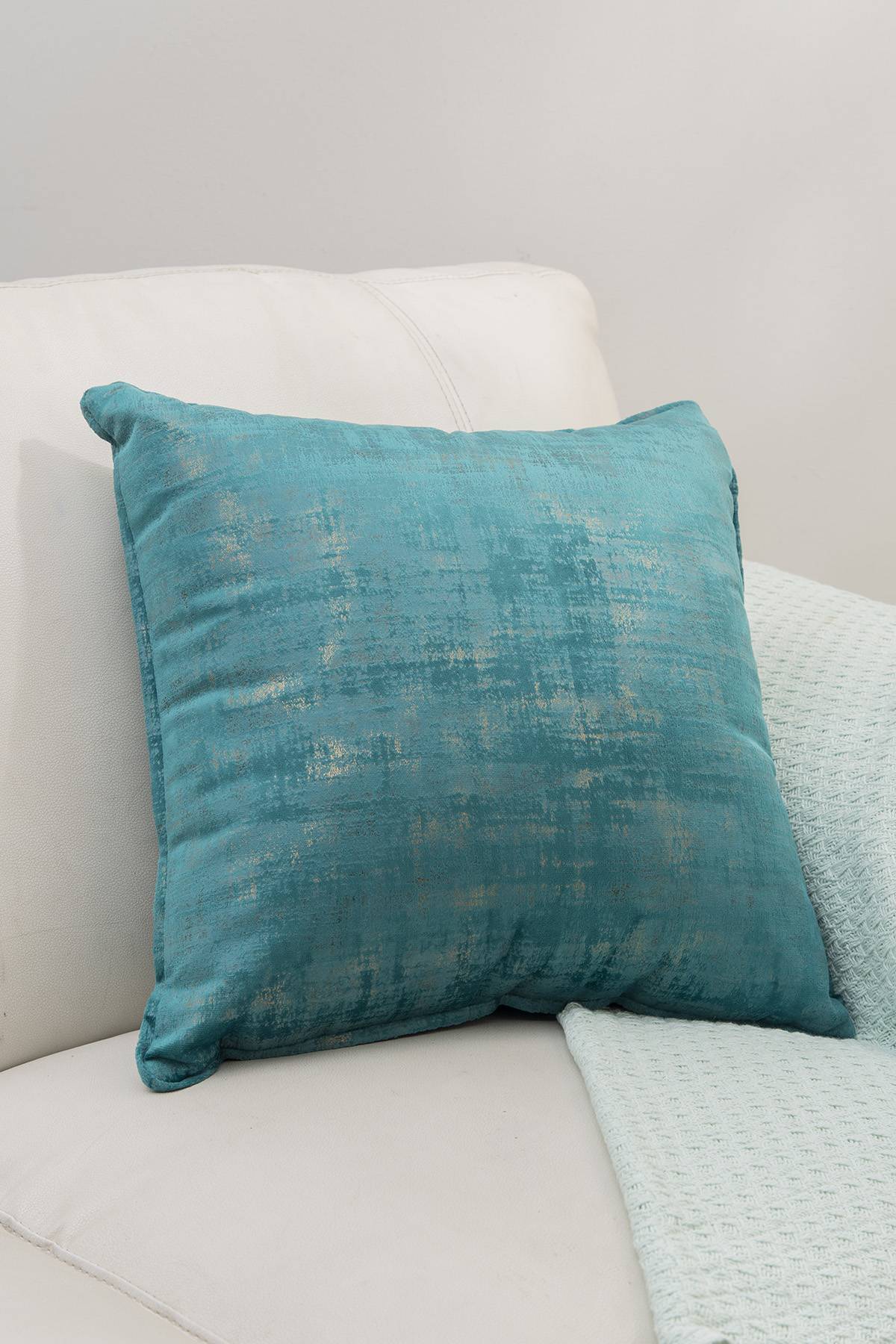 Cojín Turquesa Deconova | Deprati Tienda Online