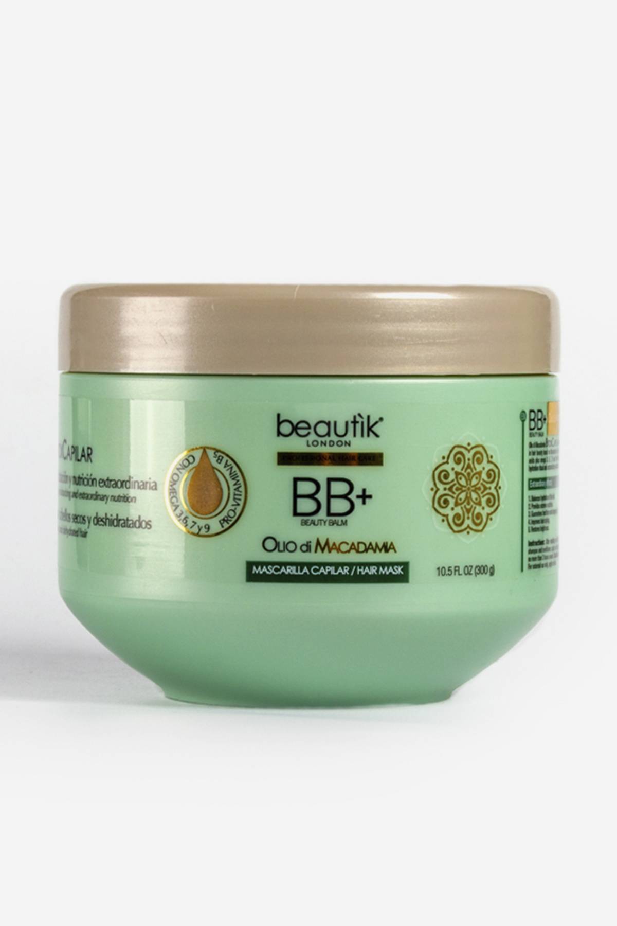 Mascarilla Capilar BB+ Aceite de Macadamia Beautik London | De Prati ...
