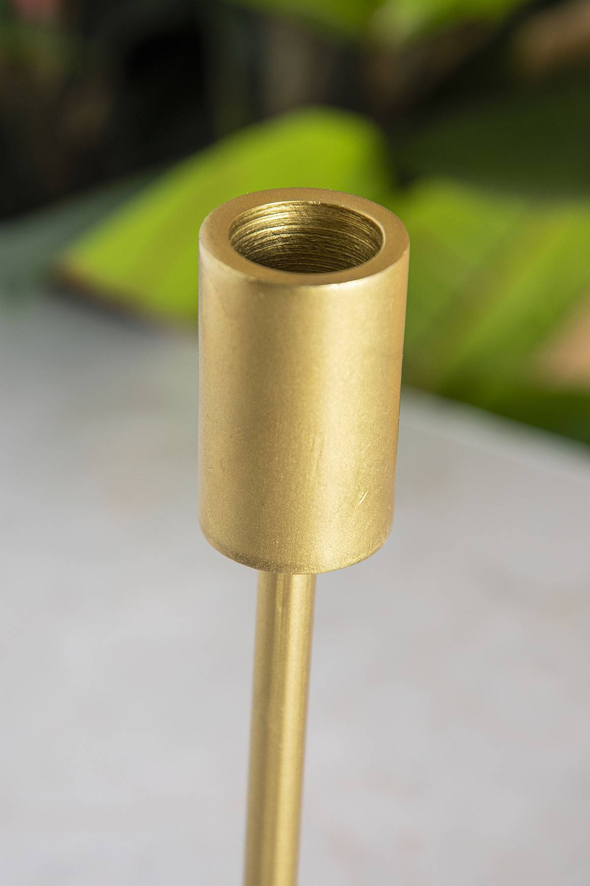 Candelabro Dorado Atmosphere 27cm | Deprati Tienda Online