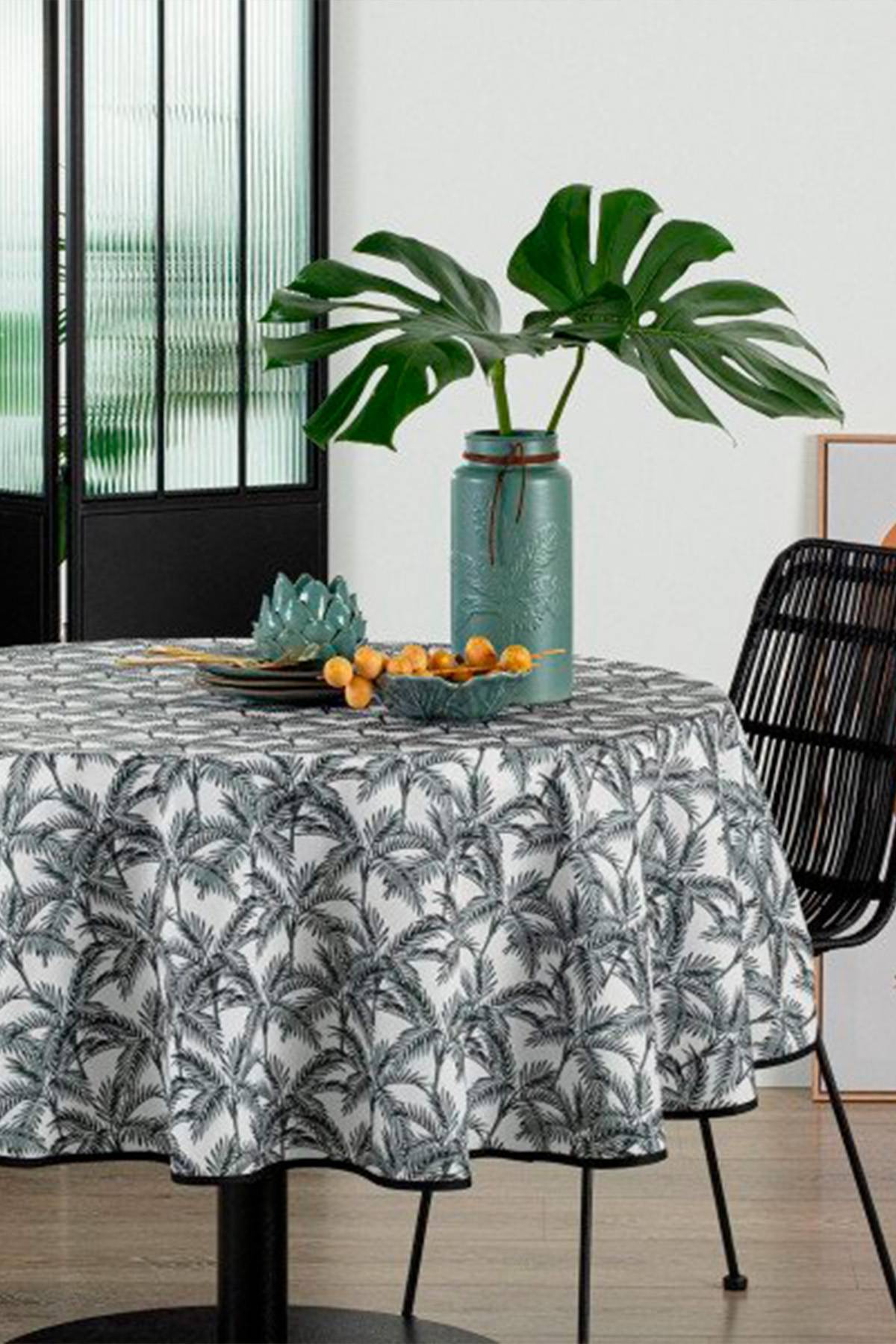 Mantel Redondo Azul La Bougie | De Prati Tienda Online